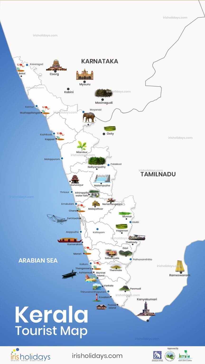 📍Top 15 Places To Visit In Kerala In 2026 With Map (Updated) – Iris ...
